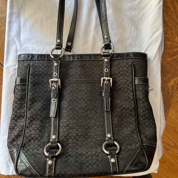 Coach | Bags | Coach Leathercanvas Purse 0849f2344 | Poshmark